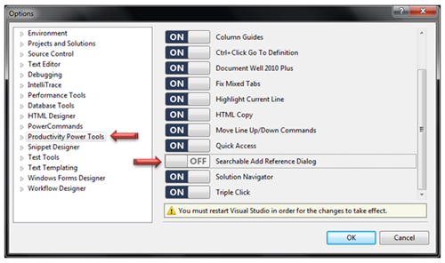 “Searchable Add Reference” dialog using Visual Studio 2010 Productivity Power Tool | Kunal Chowdhury